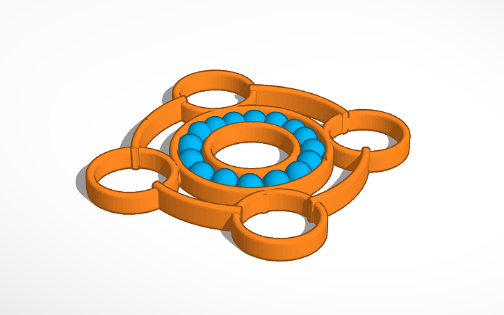 3D design fidget spinner circular | Tinkercad