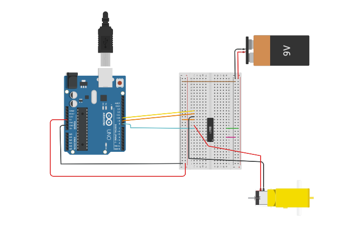 Circuit design EX2- | Tinkercad
