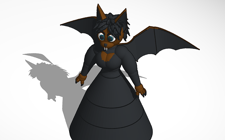 3D design Vampire Bat Queen Fang (Deviant Character) (Redesigned ...