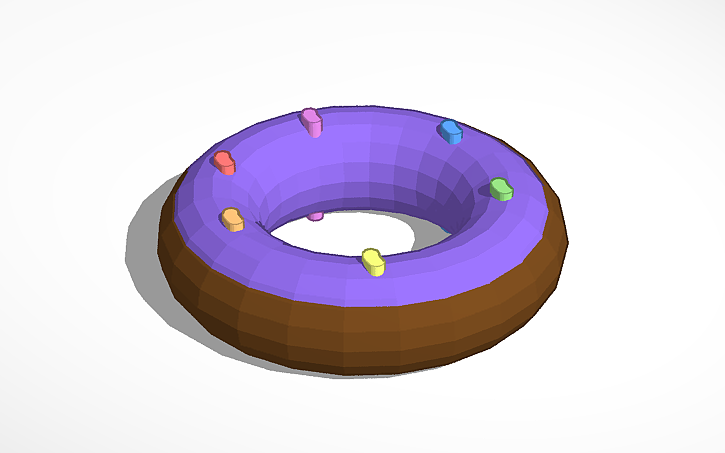 3D design Donut | Tinkercad