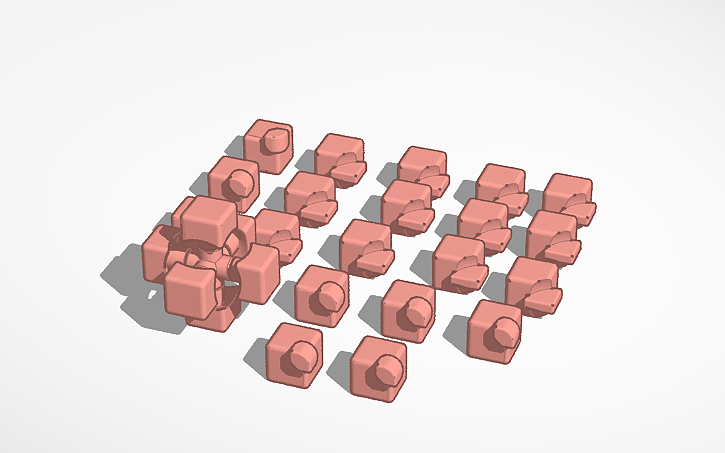 3D design rubix cube - Tinkercad