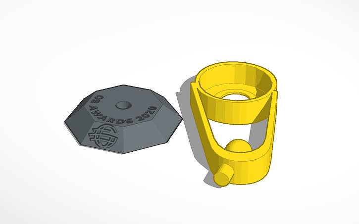 3D design OE Awards Trophy 3 - Tinkercad