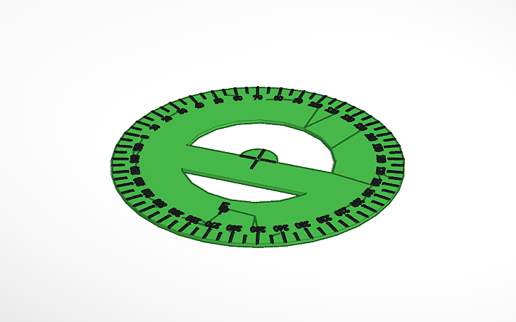 3D design goniometro - Tinkercad