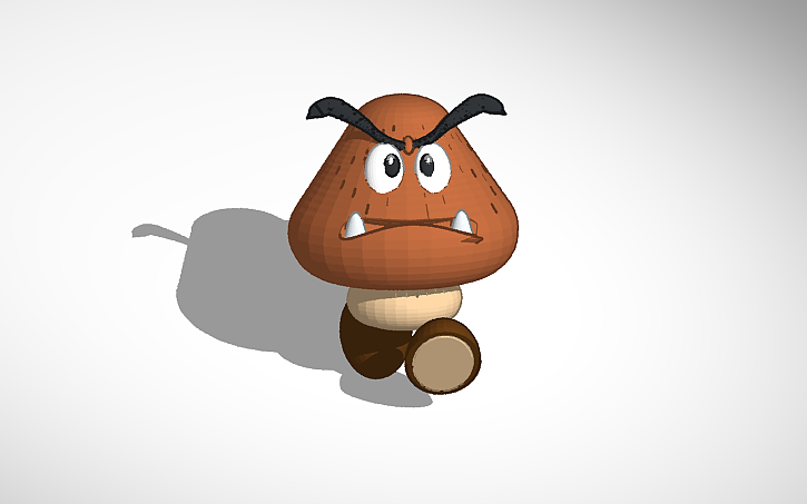 3D design Goomba - Tinkercad