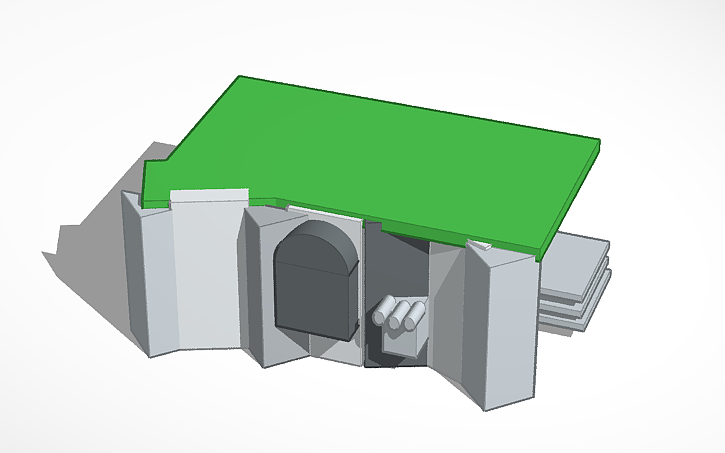 3D design cliff base | Tinkercad