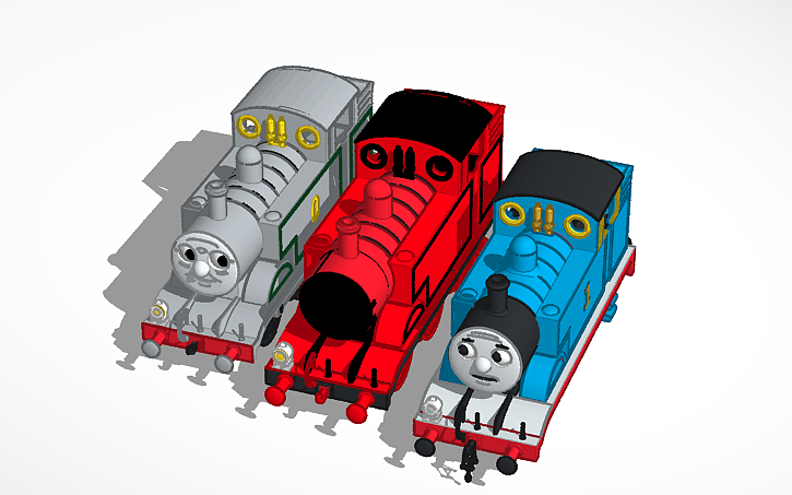 3D design Thomas And Timothy Meet The Big Red Tank Engine | Tinkercad