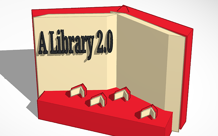 3D design A Library 2.0 - Tinkercad