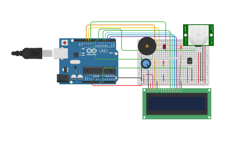 Circuit design Projeto arduino-p2 | Tinkercad
