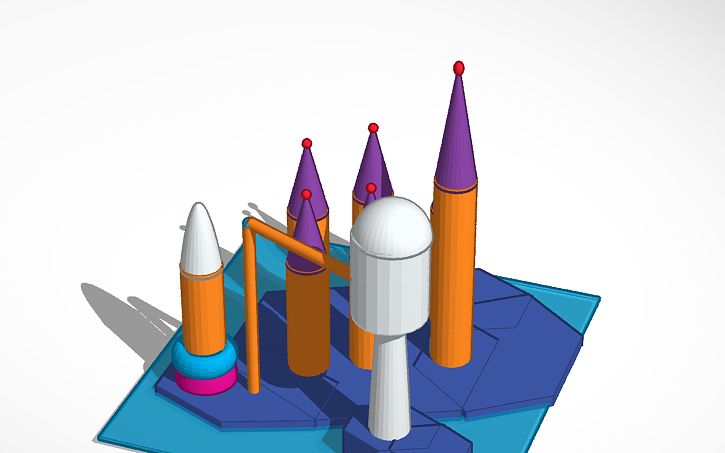 3D design Polygon Island #3 Point City #1 | Tinkercad