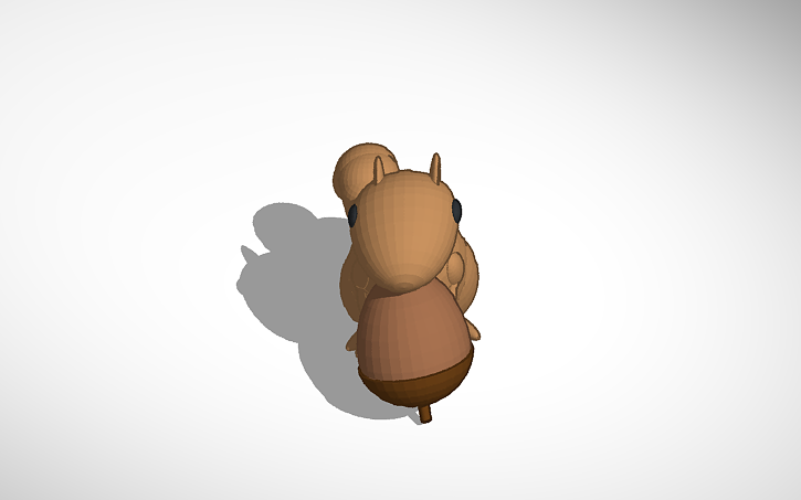 3D design Squirrel By XANDER | Tinkercad