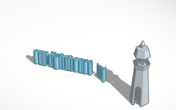 3D design savage lighthouse - Tinkercad