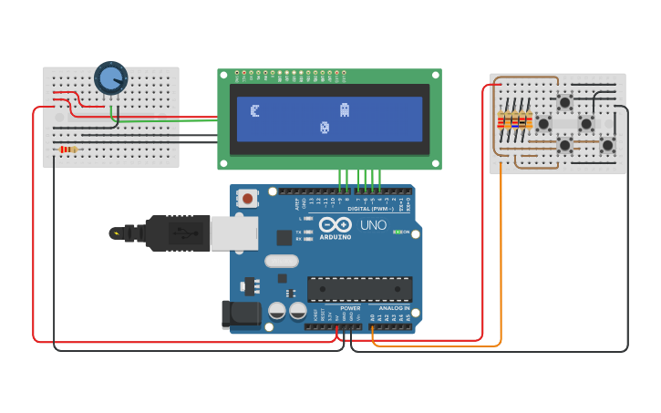 Circuit design Shield LCD | Tinkercad