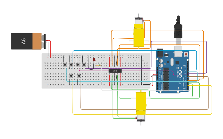 Circuit Design Joystick Tinkercad
