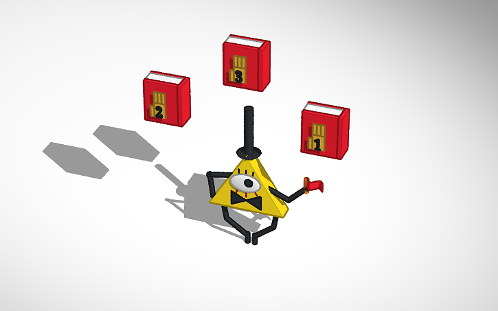 3D design bill cipher - Tinkercad