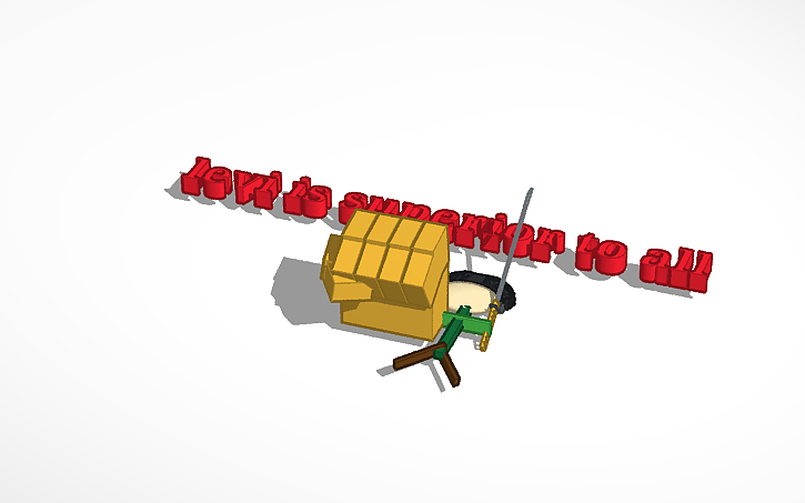 3D design STICKMAN LEVI - Tinkercad