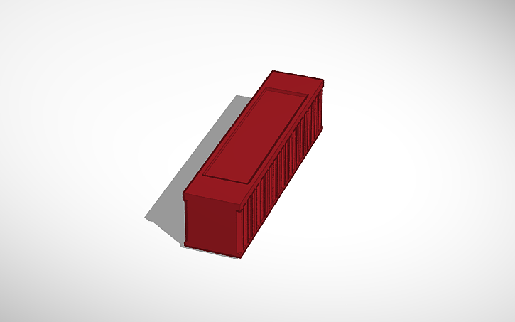 3D design Shipping Container - Tinkercad