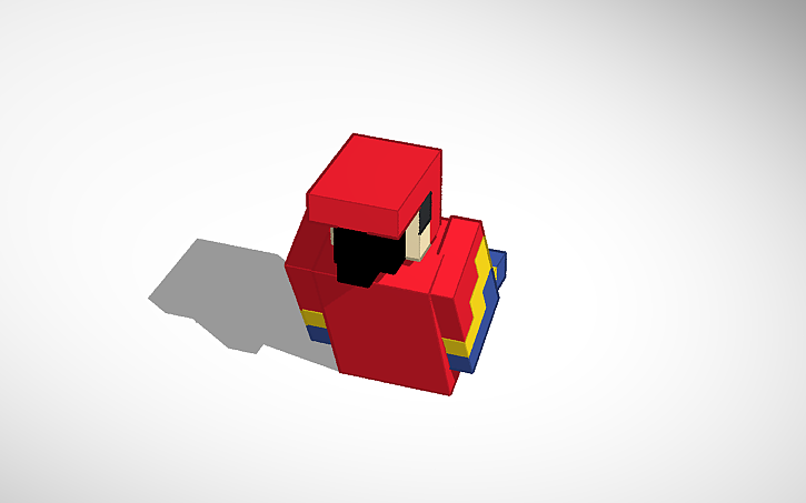 3D design Minecraft Parrot | Tinkercad