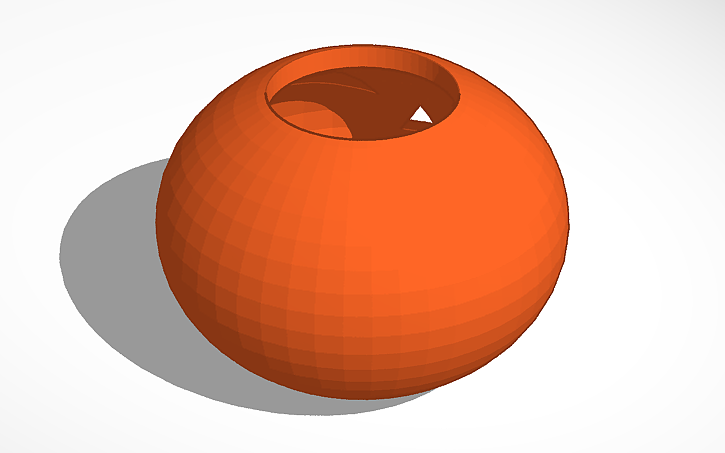 3D design Halloween Pumpkin | Tinkercad