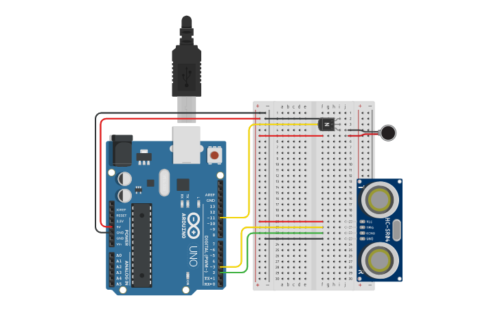 Circuit design Vibration Motor - Tinkercad