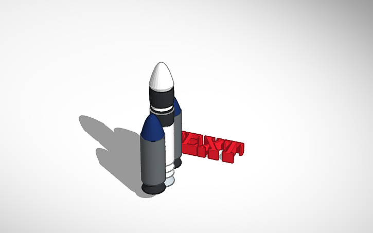 3D design roket | Tinkercad