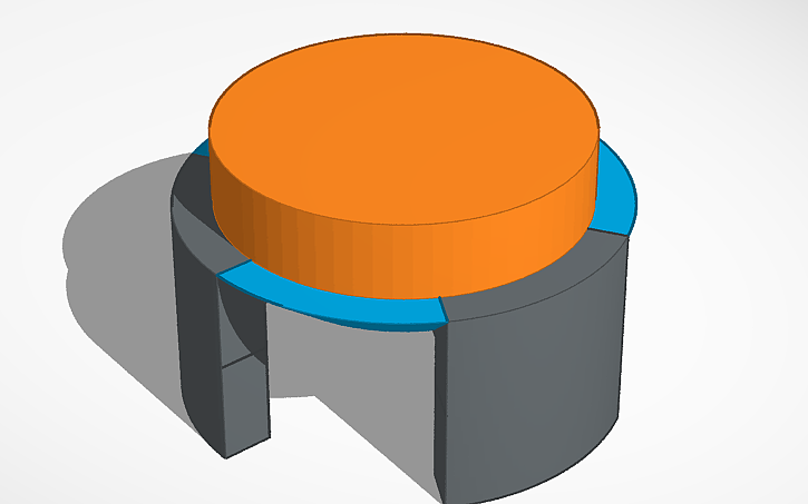 3D design Sony Alpha A77 II Mode Wheel Knob - Tinkercad