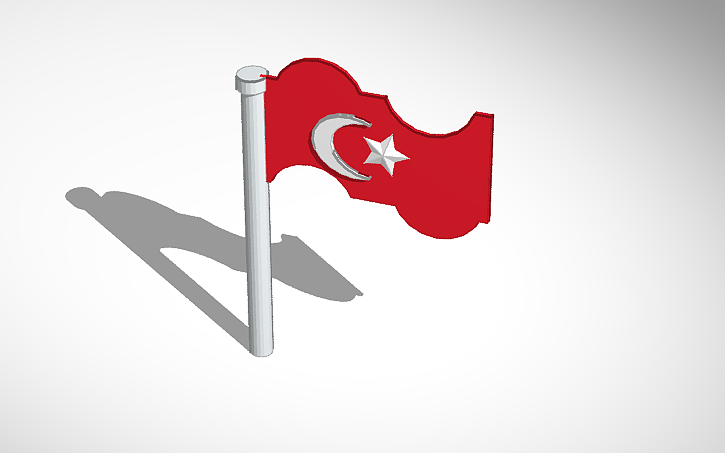 3D design BAYRAK - Tinkercad