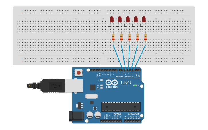 Circuit design 24b_Serial Input - Tinkercad