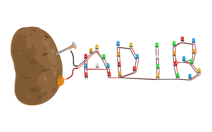 Circuit design Adib's Potato - Tinkercad