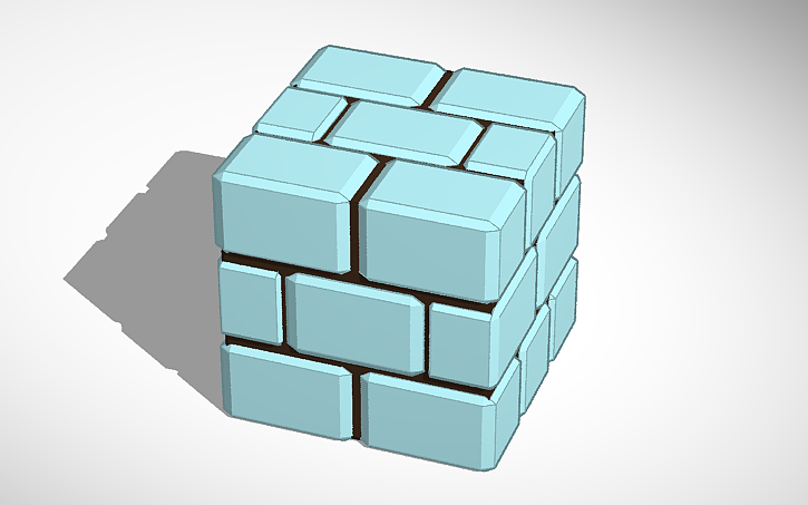 3D design Mario Throw Brick | Tinkercad