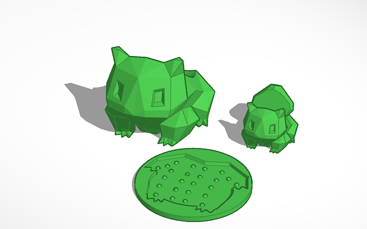 3D design bulbasaur things | Tinkercad