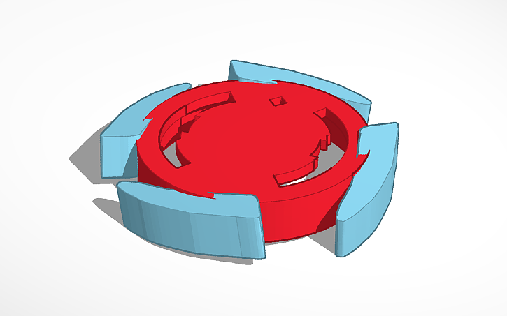 3D design Beyblade starting point - Tinkercad