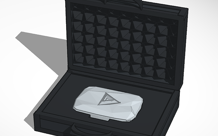3D design Youtube Diamond Creator Award | Tinkercad