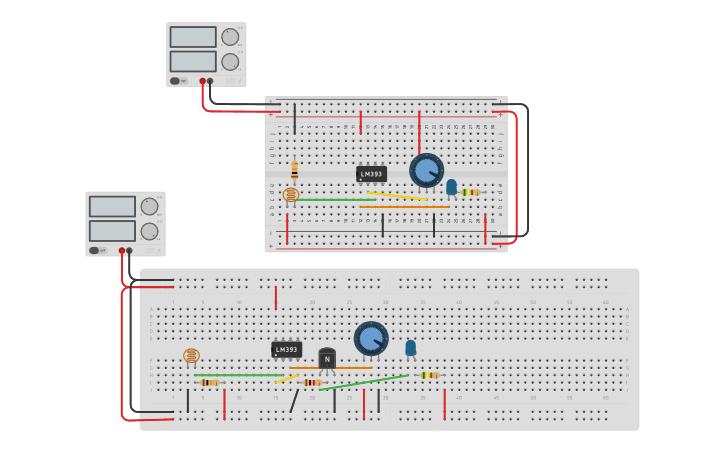 Circuit design Unidad 2 - Practico 3 - Ejercicio 1 | Tinkercad