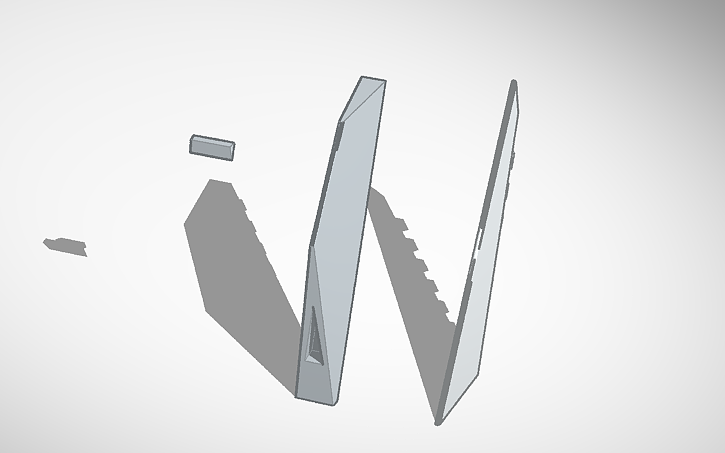 3D design Buster Sword MMU - Blades 7-9 - Tinkercad