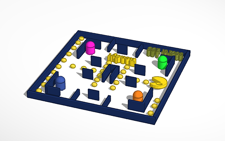 3D design Salhu1-Pacman Board | Tinkercad