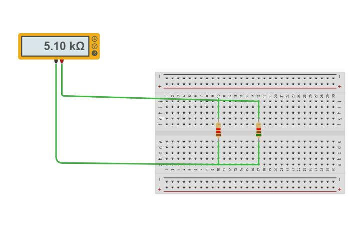 Circuit Design 3 Parallel Combination Of Resistors Tinkercad
