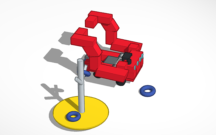 3D design VEX Tipping Point Robot - Tinkercad