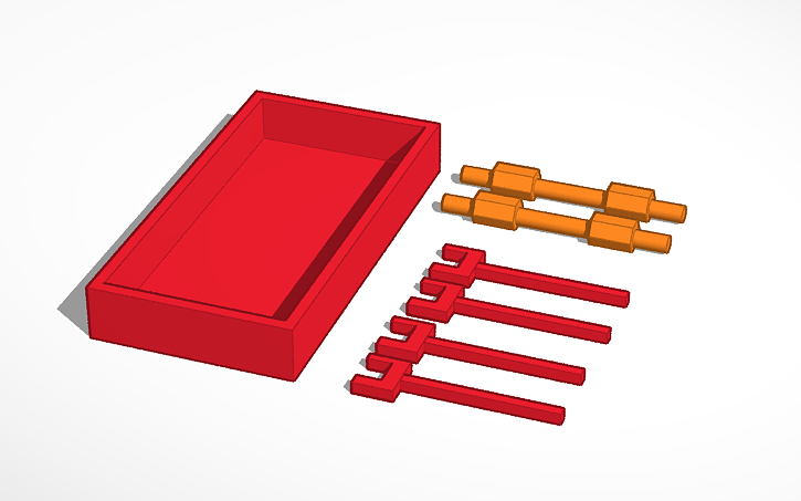 3D design The Rack - Tinkercad