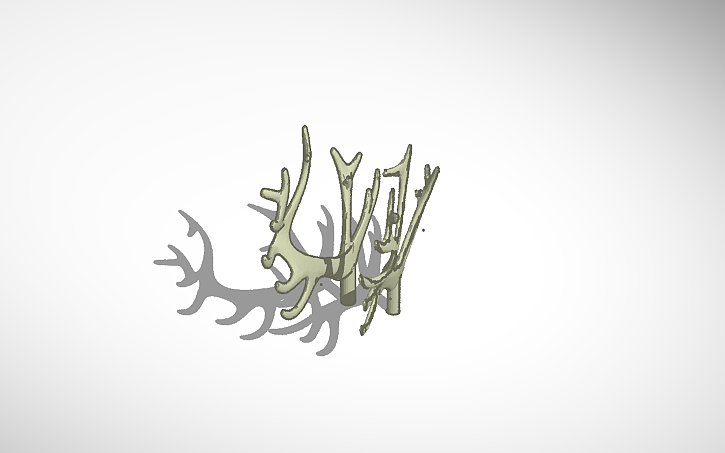 3D design Reindeer Antlers - Tinkercad