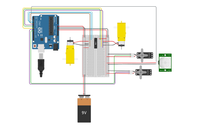 Circuit design Roberto / Saw - Tinkercad