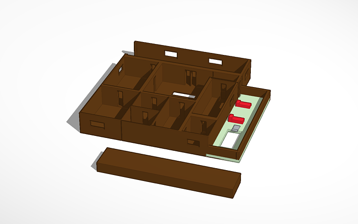 3D design ground floor | Tinkercad