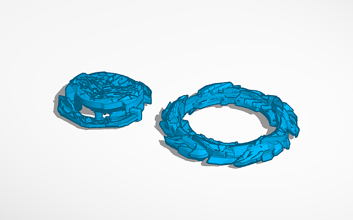 3D design beyblade - Tinkercad