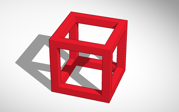 3D design Cube - Tinkercad