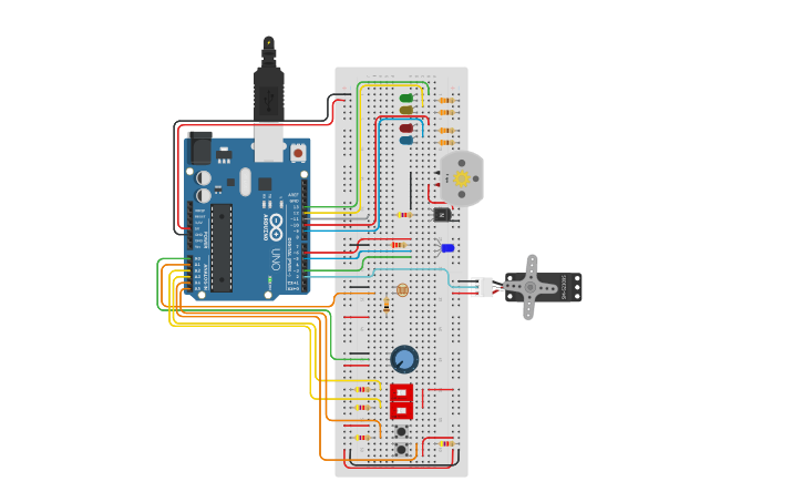 Circuit design Proyecto Arduino - Alejandro González - Tinkercad