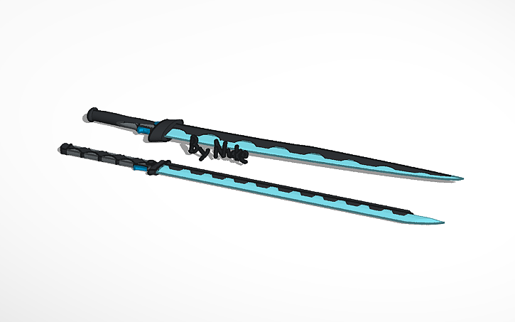 3D design Copy of Cyber_katana - By Nuke | Tinkercad