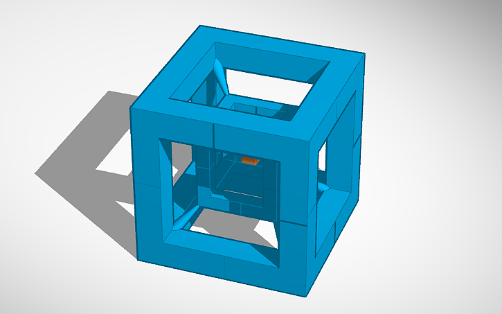 3D design Tesseract - Tinkercad