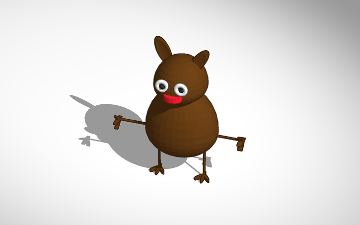 3D design monkey | Tinkercad