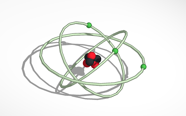 3D design Atom - Tinkercad