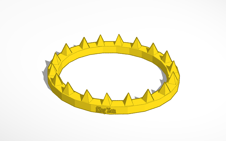 3D design Zion's crown 2.0 | Tinkercad