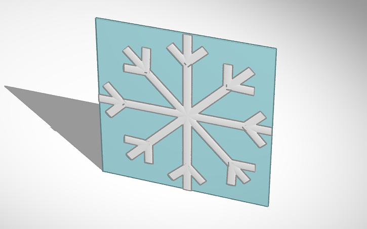 3D design Snowflake | Tinkercad